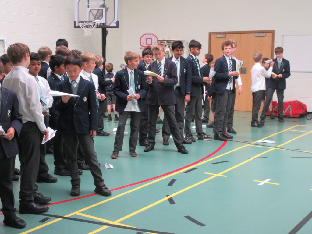 Paper Aeroplane Competition Abingdon Prep School