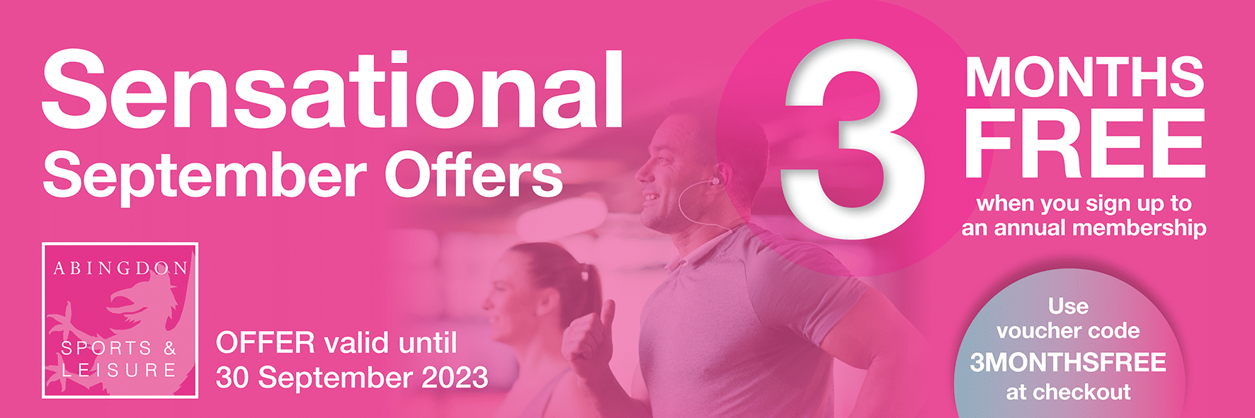 Sensational September Membership Offers - Abingdon Leisure