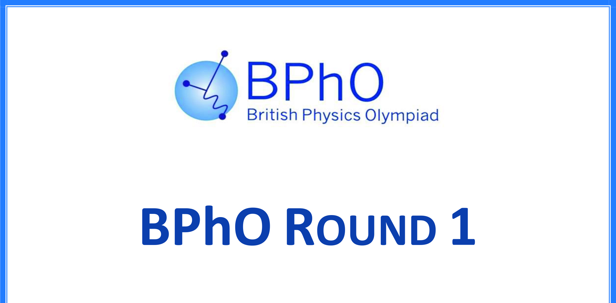 British Physics Olympiad - Abingdon Senior School